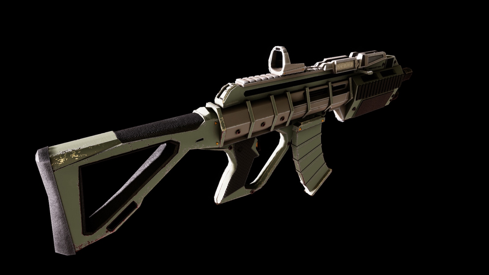 Sci-fi Futuristic Assault Rifle in Weapons - UE Marketplace