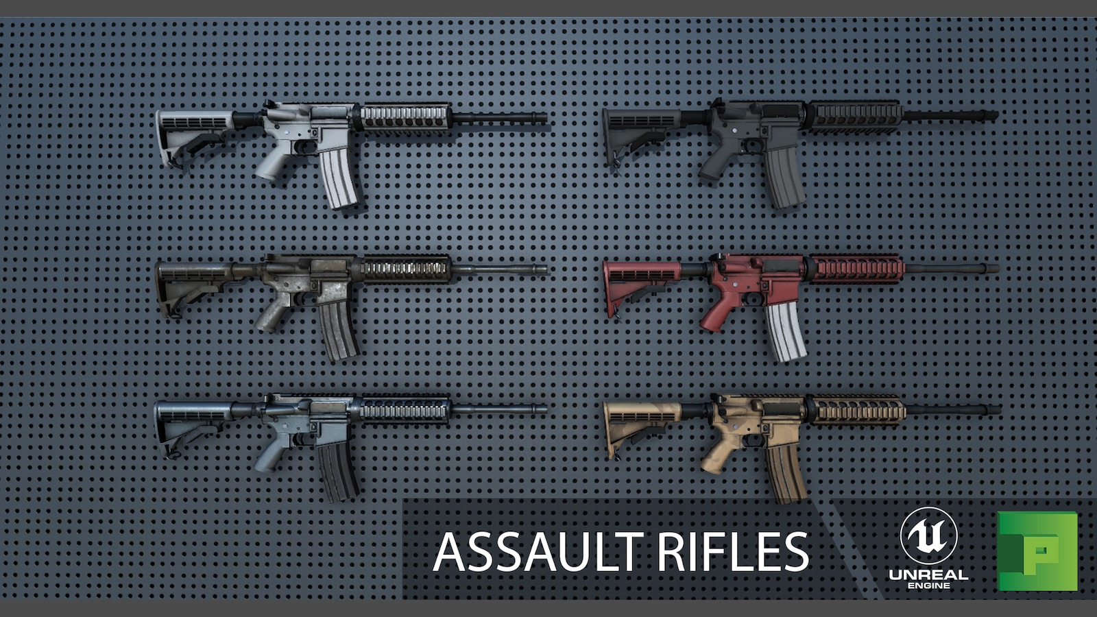 Weapon Pack: Assault Rifles in Weapons - UE Marketplace