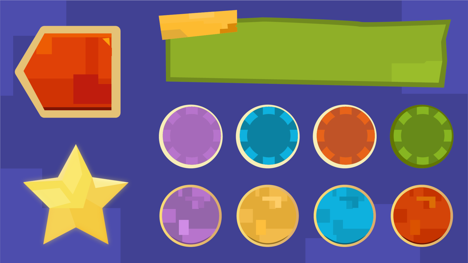 Cartoon UI Paper Pack in 2D Assets - UE Marketplace