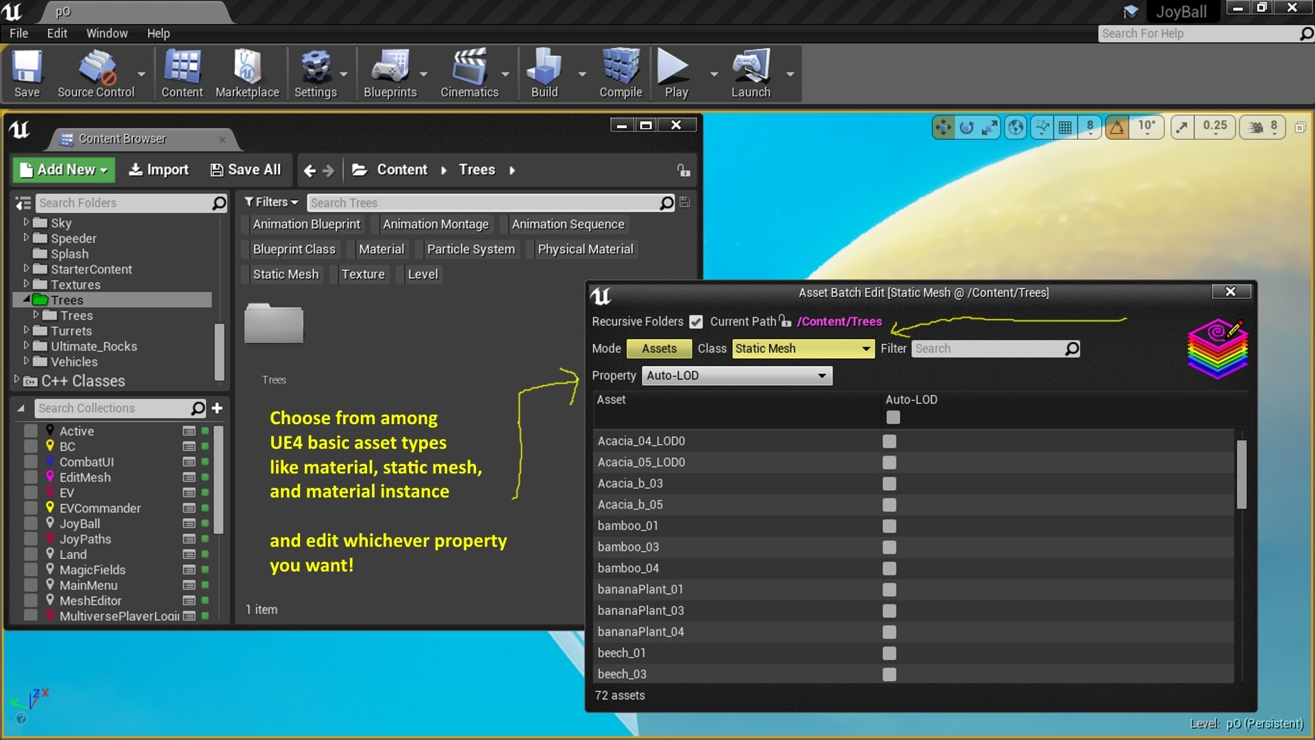 Asset Batch Edit Plugin For Ue4 Editor 카테고리 코드 플러그인 Ue 마켓플레이스