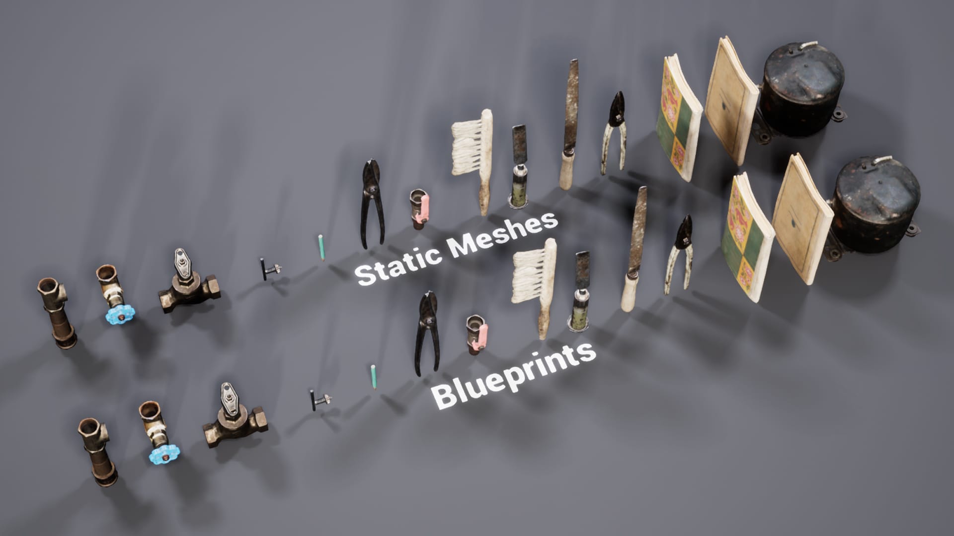 Tool Kit Workshop: Tools Books vol.6 in Props - UE Marketplace