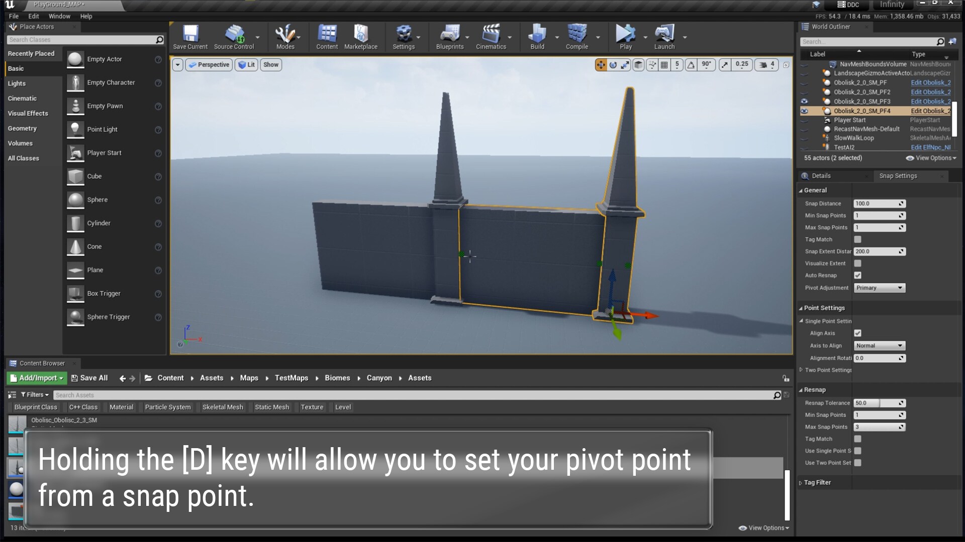 Asset Snapper in Code Plugins - UE Marketplace