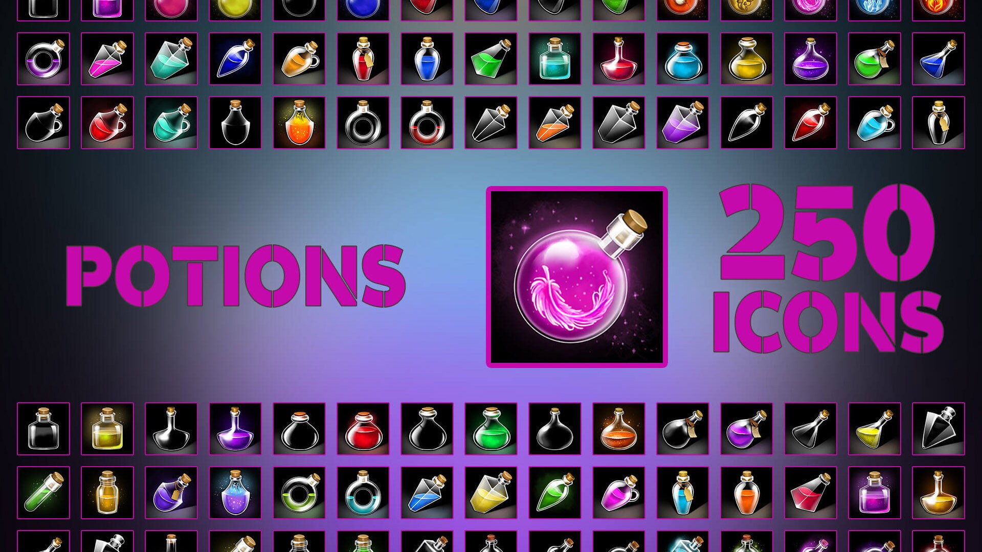 Potions - Icons in Textures - UE Marketplace