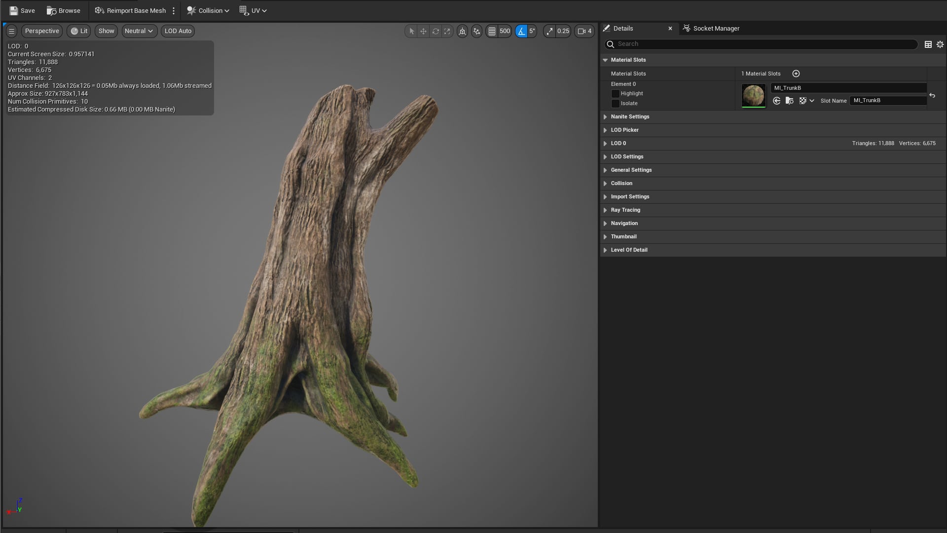 Giant Trees (trunks and branches) in Props - UE Marketplace
