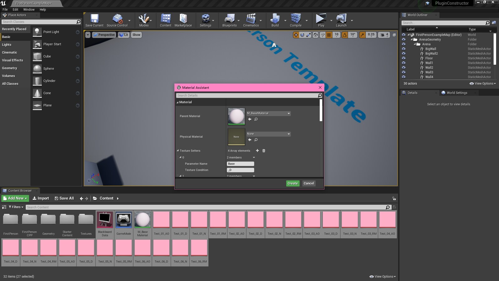 Material Assistant in Code Plugins - UE Marketplace