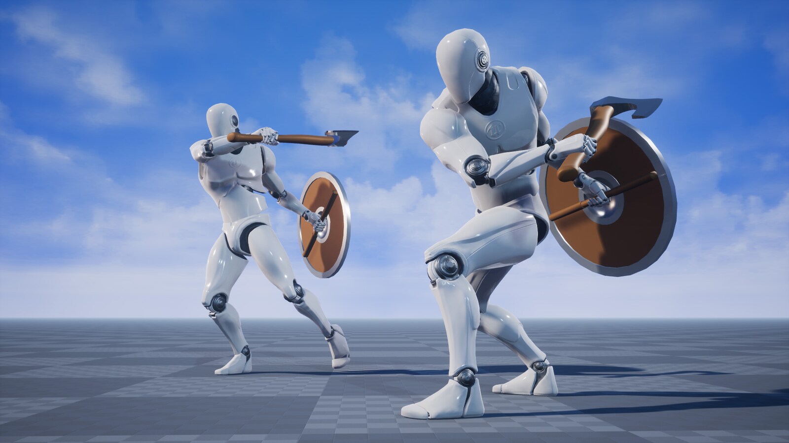 Axe and Shield Animation Set in Animations - UE Marketplace