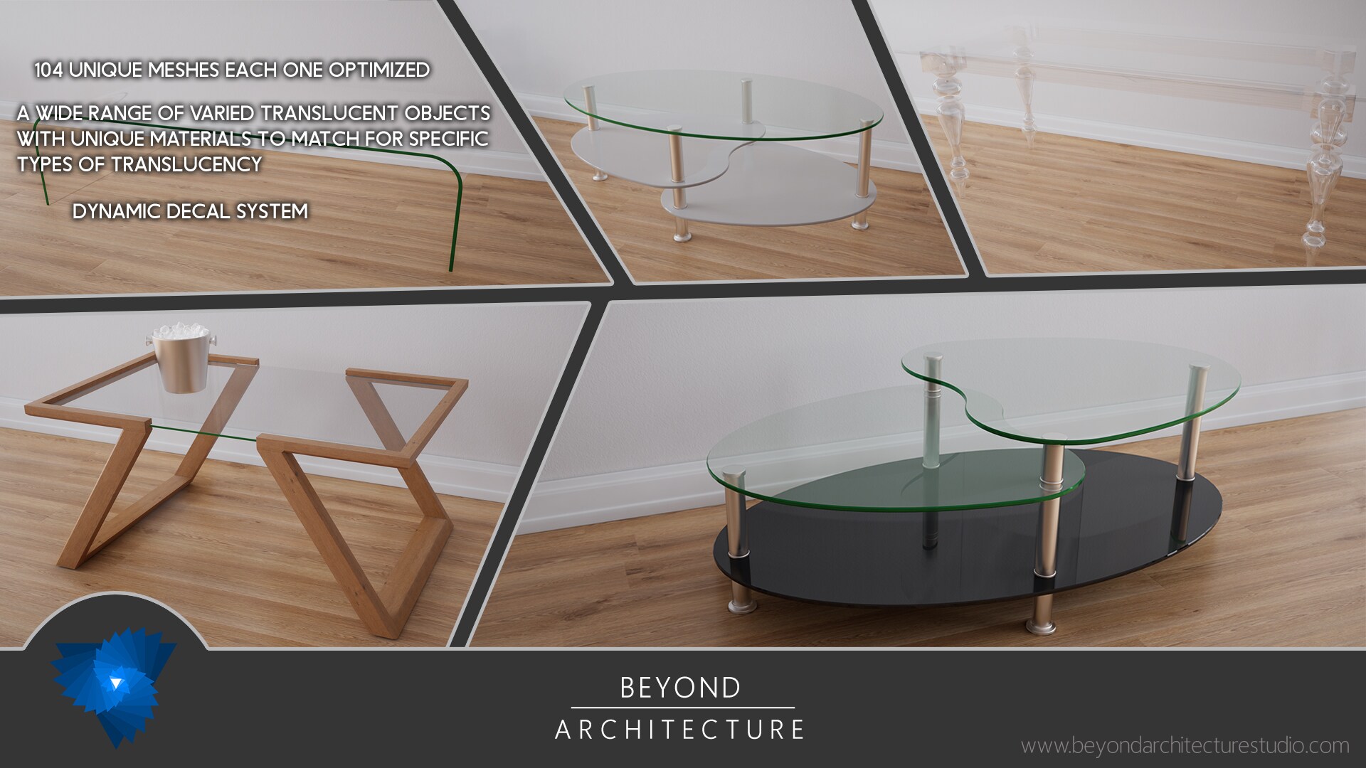 Translucent Pack in Architectural Visualization - UE Marketplace