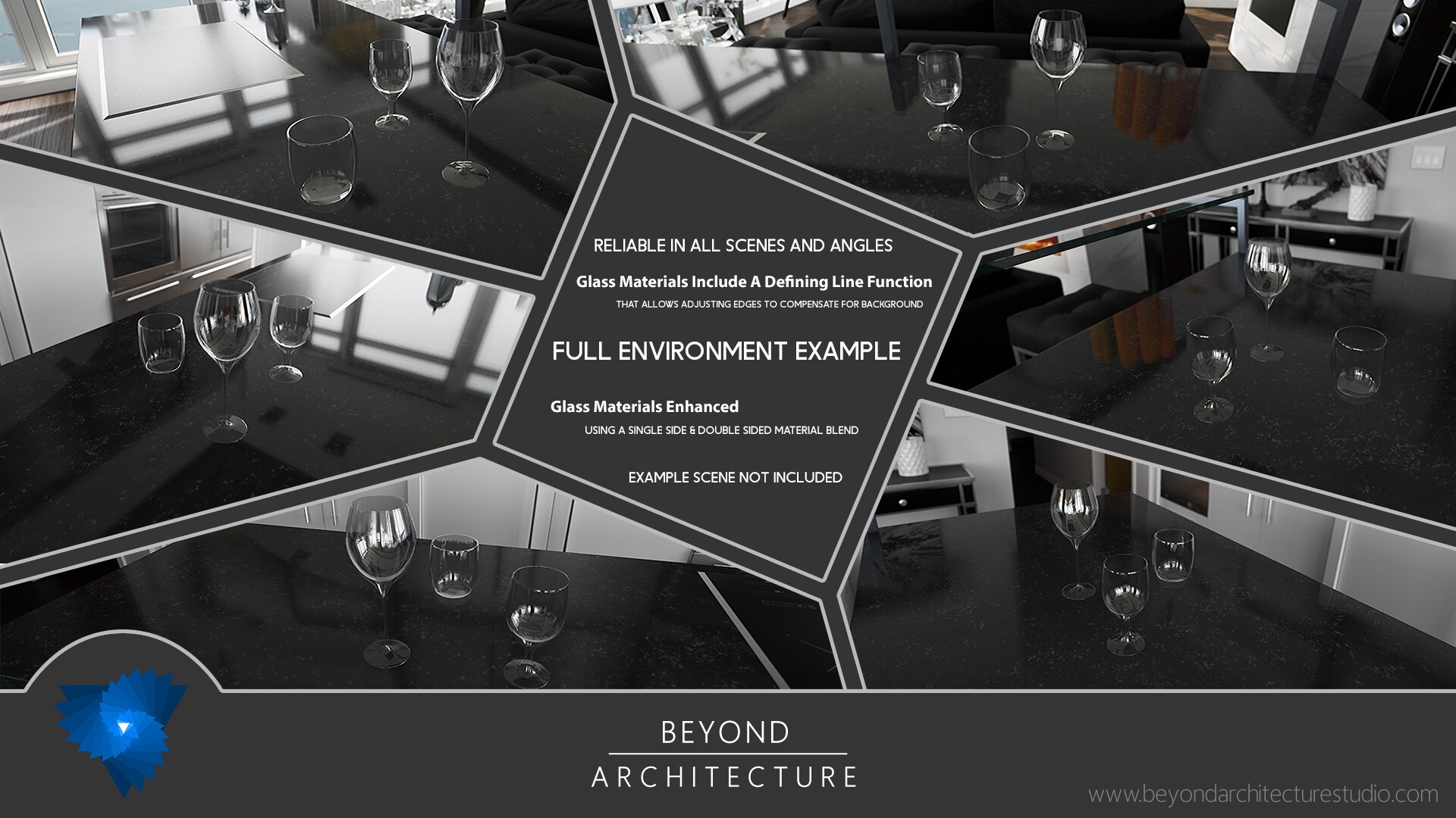 Translucent Pack in Architectural Visualization - UE Marketplace