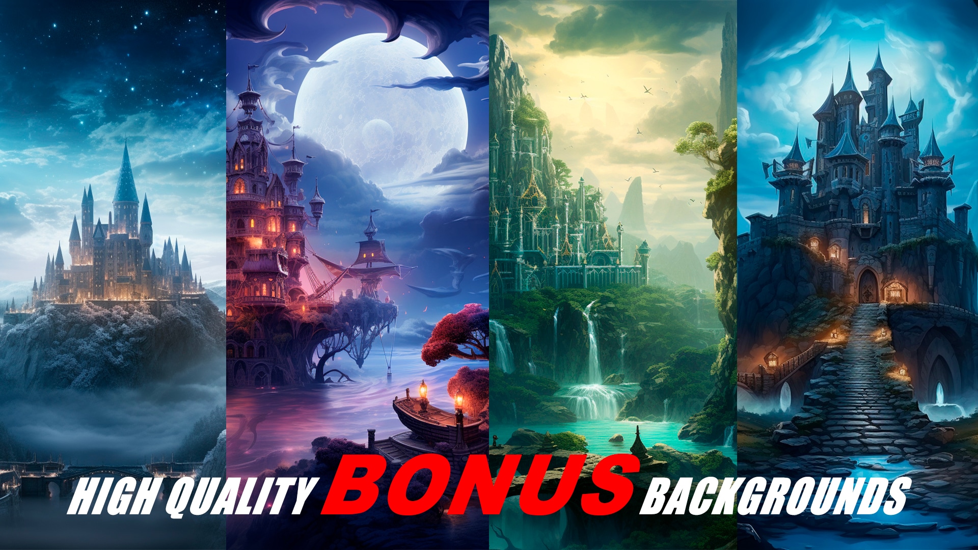 200+ Elves Avatar Icons BIG PACK：2Dアセット - UE マーケットプレイス