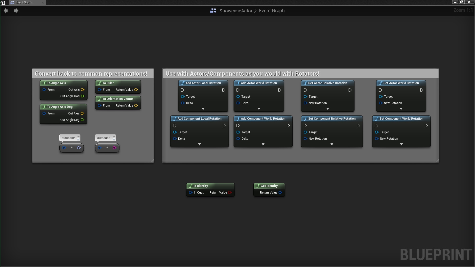 Blueprint Quaternion Library in Code Plugins - UE Marketplace