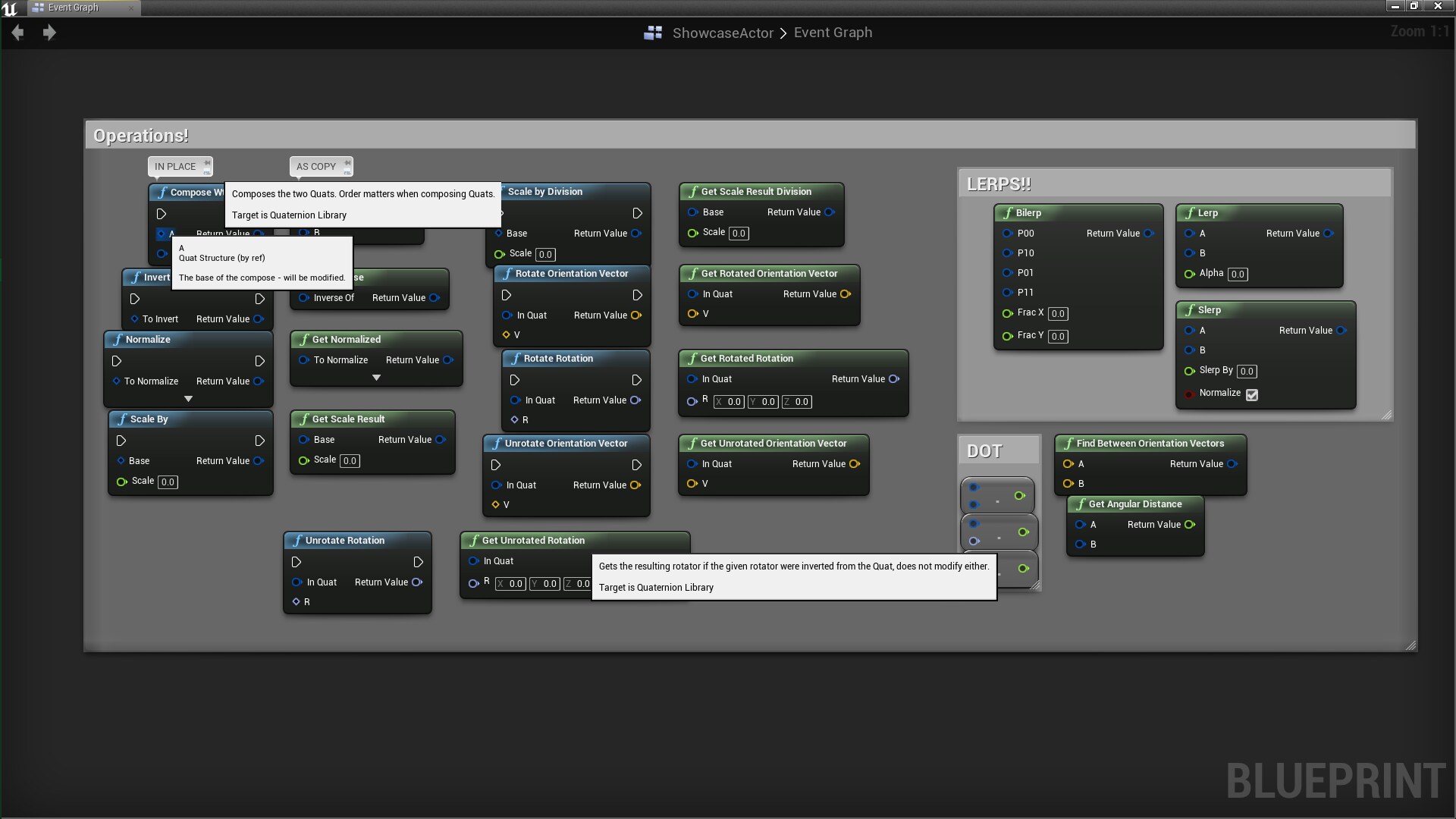 Blueprint Quaternion Library in Code Plugins - UE Marketplace