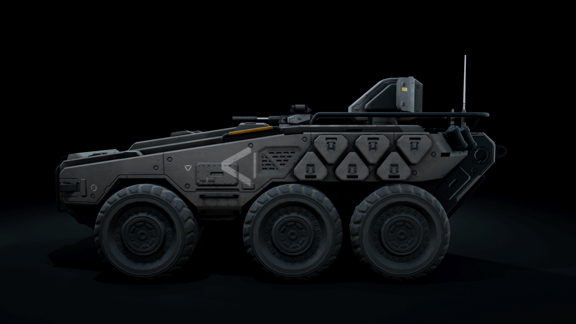 LEAKED GAME ASSETS - SciFi Military APC