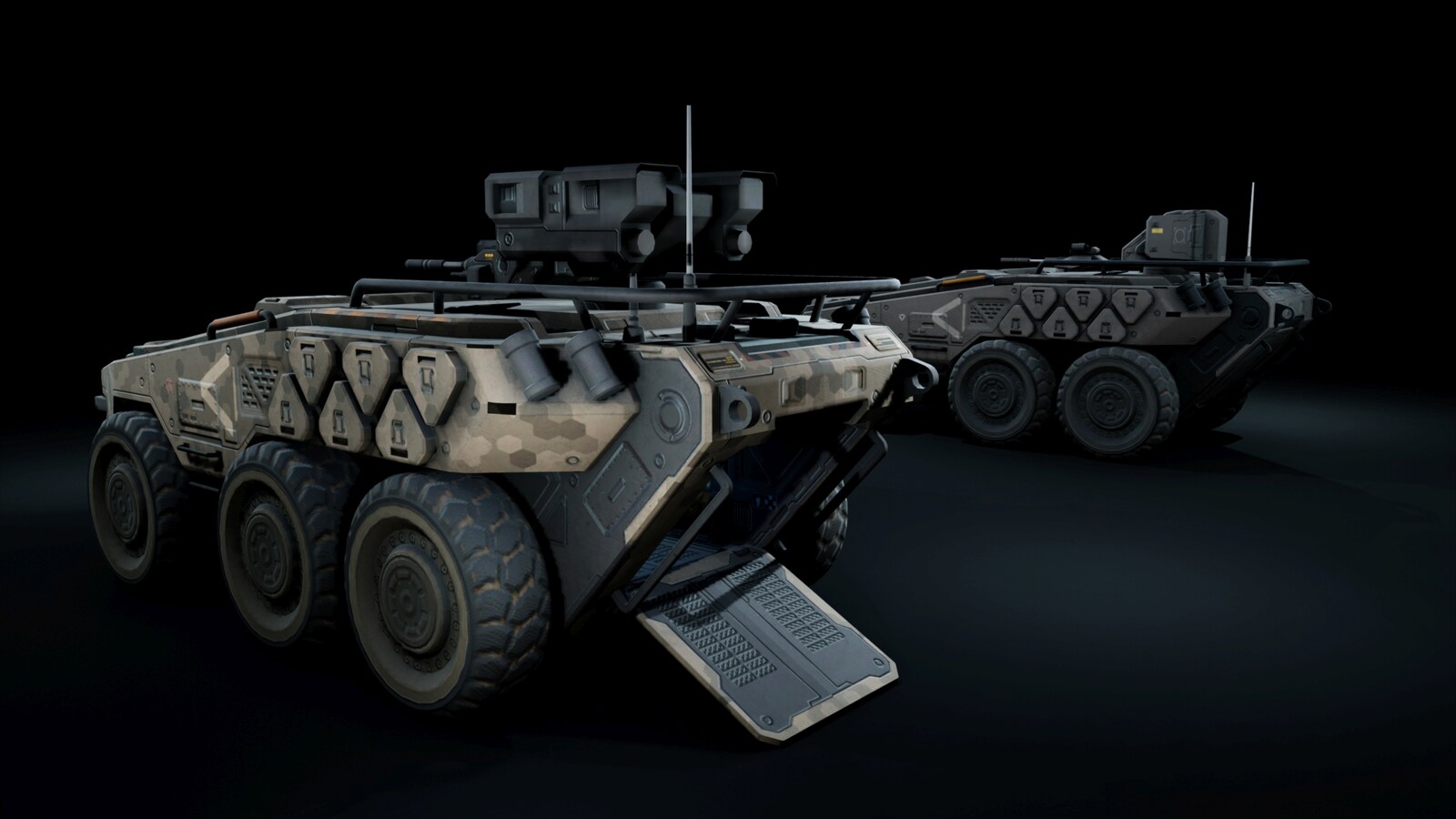 SciFi Military APC in Props - UE Marketplace
