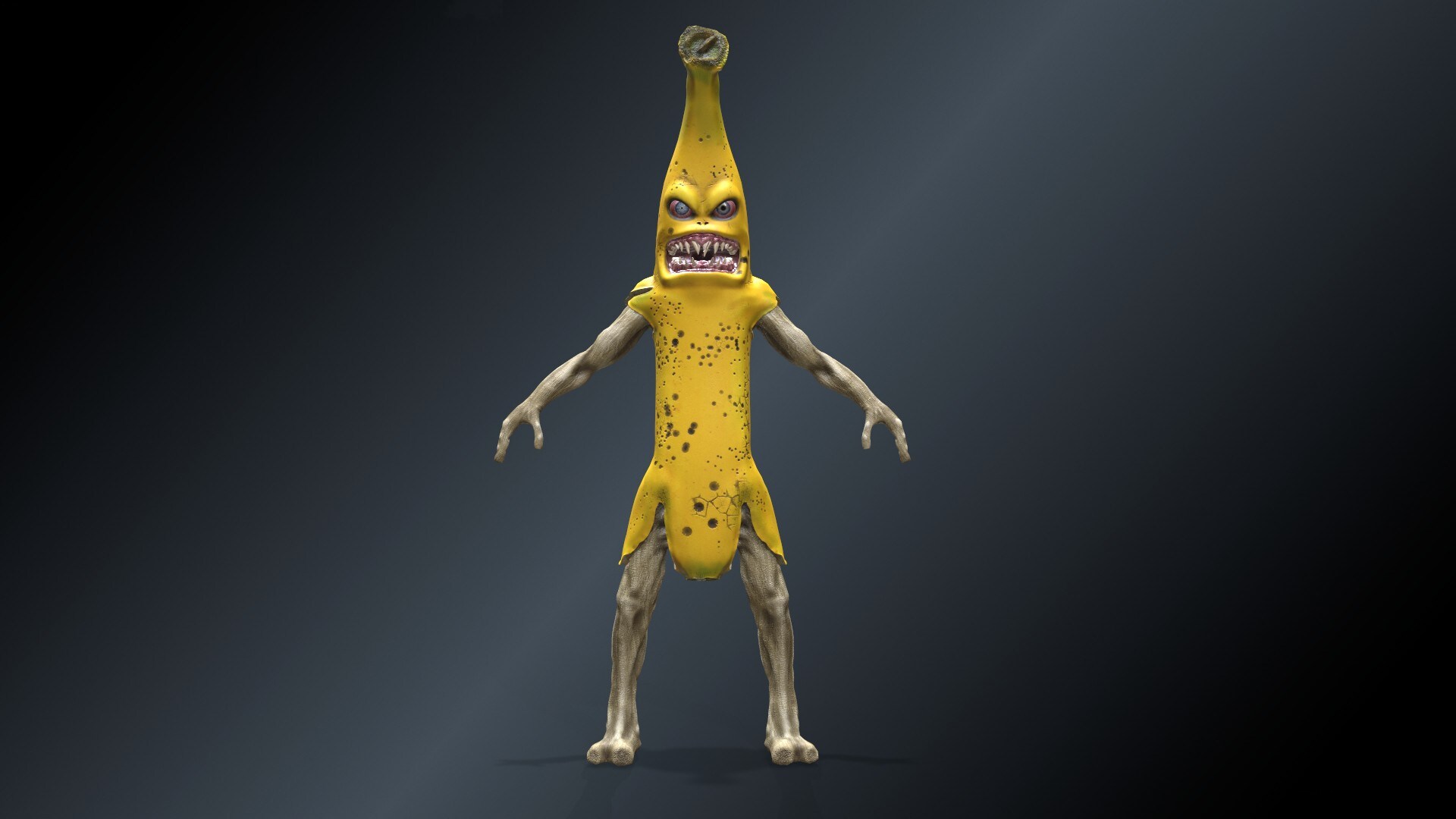 Banana monster in Characters - UE Marketplace