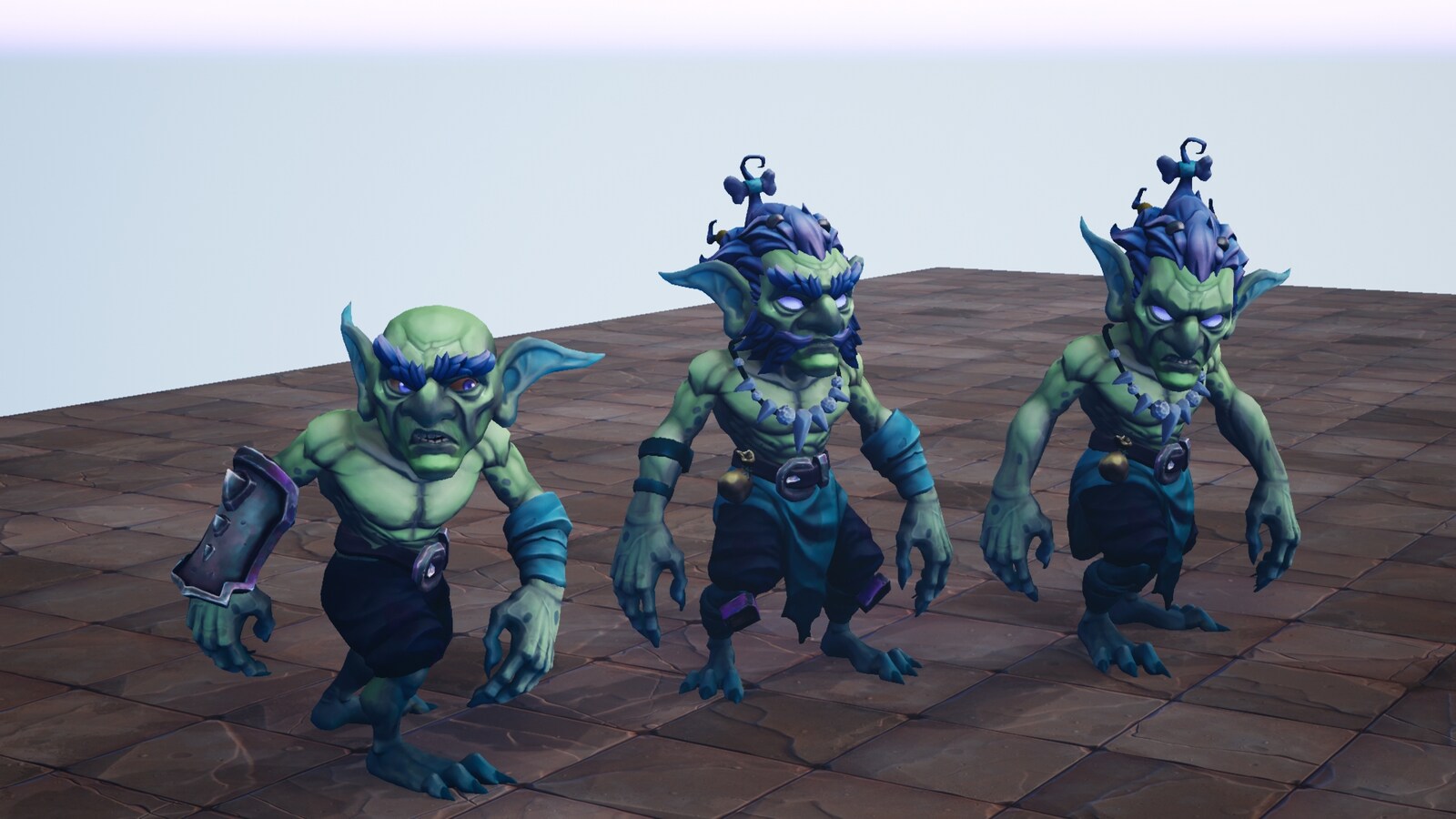 Modular Fantasy Stylized Goblin Male in Characters - UE Marketplace