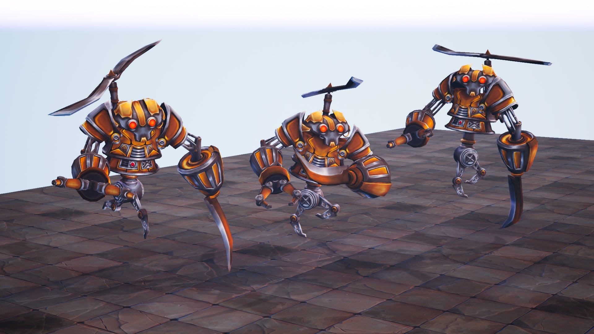 Stylized Mecha Bot in Characters - UE Marketplace