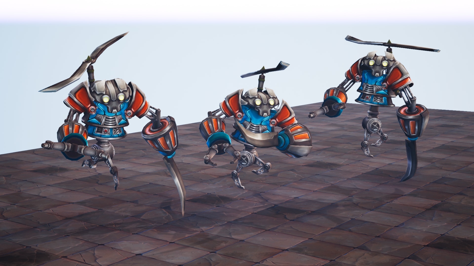 Stylized Mecha Bot in Characters - UE Marketplace