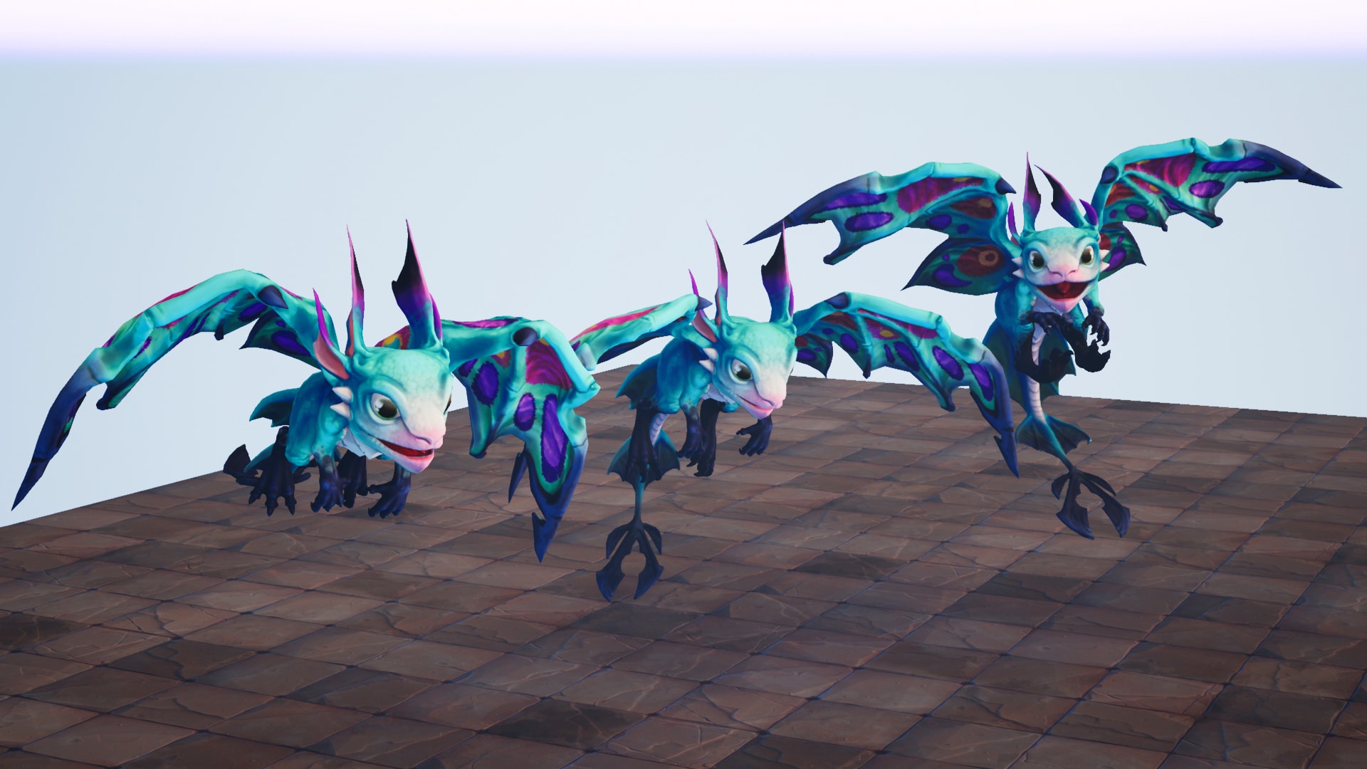 Stylized Forest Drake in Characters - UE Marketplace