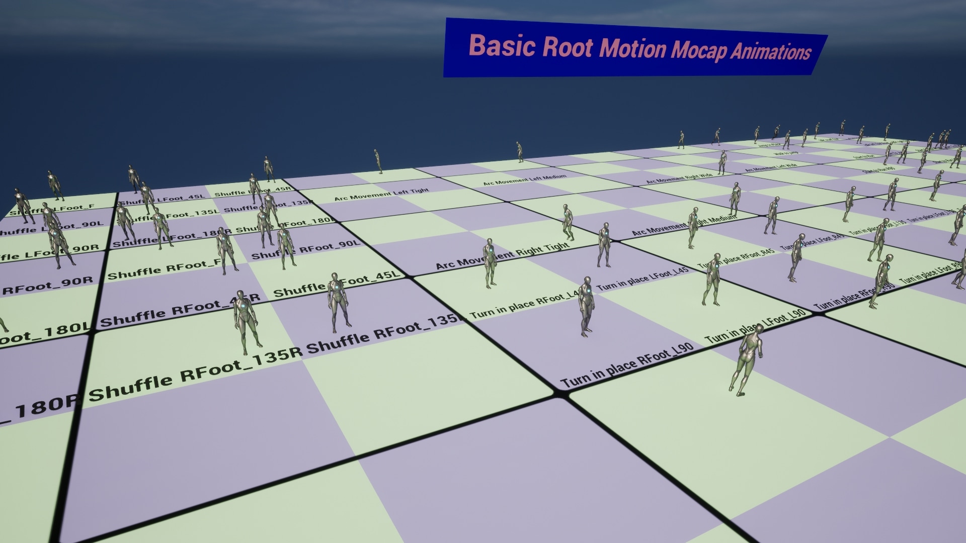 Basic Root Motion Mocap Animations in Animations - UE Marketplace