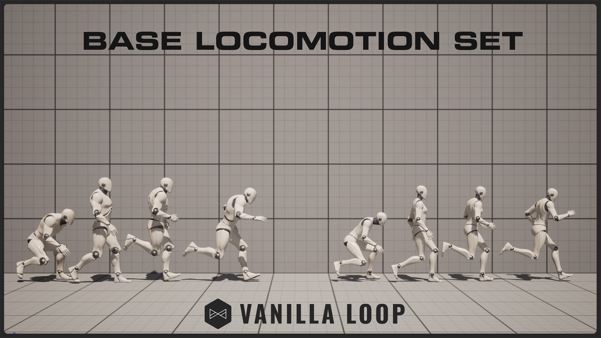 在动画创建的basic Locomotion Set 虚幻引擎商城