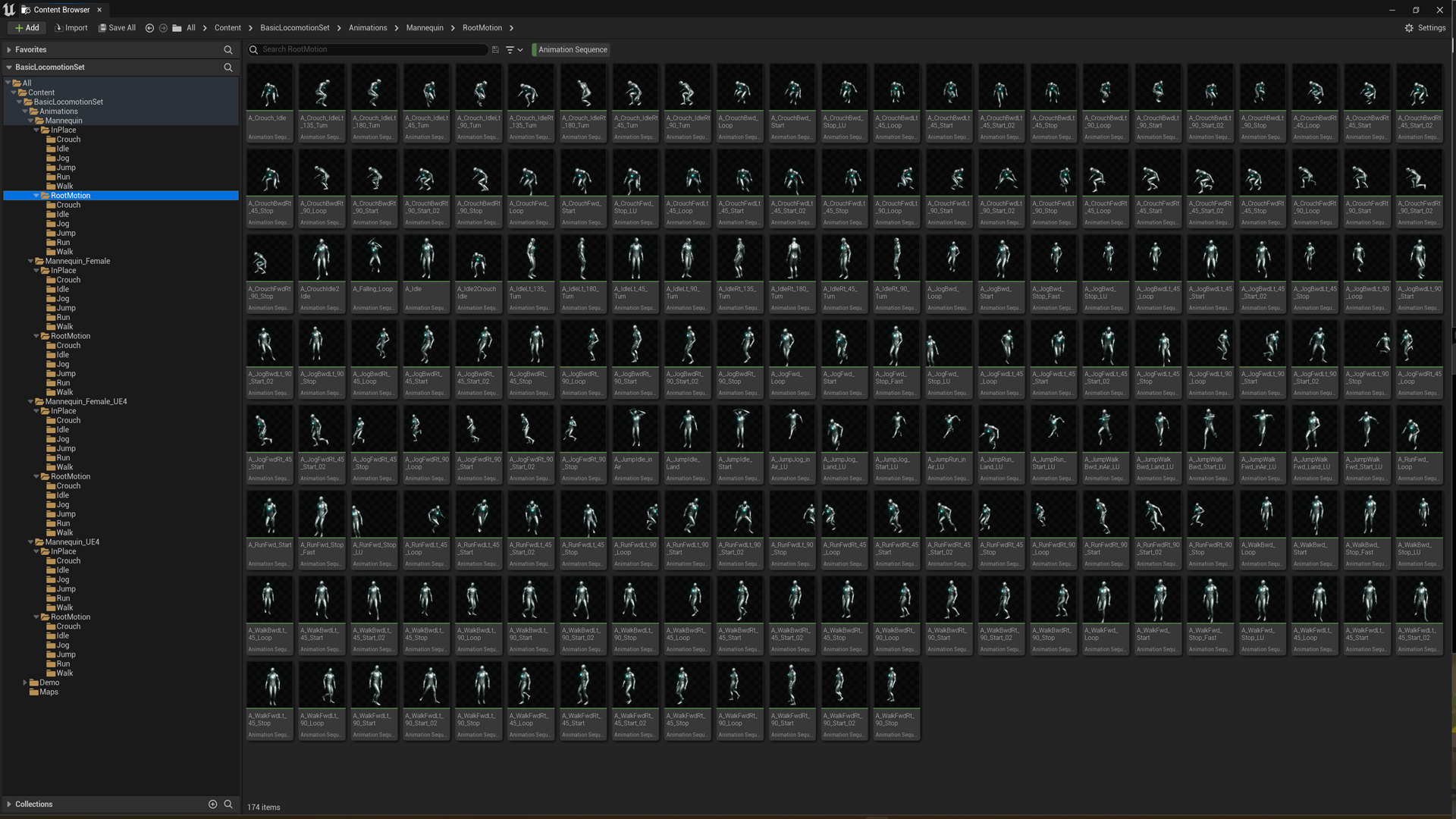 Basic Locomotion Set