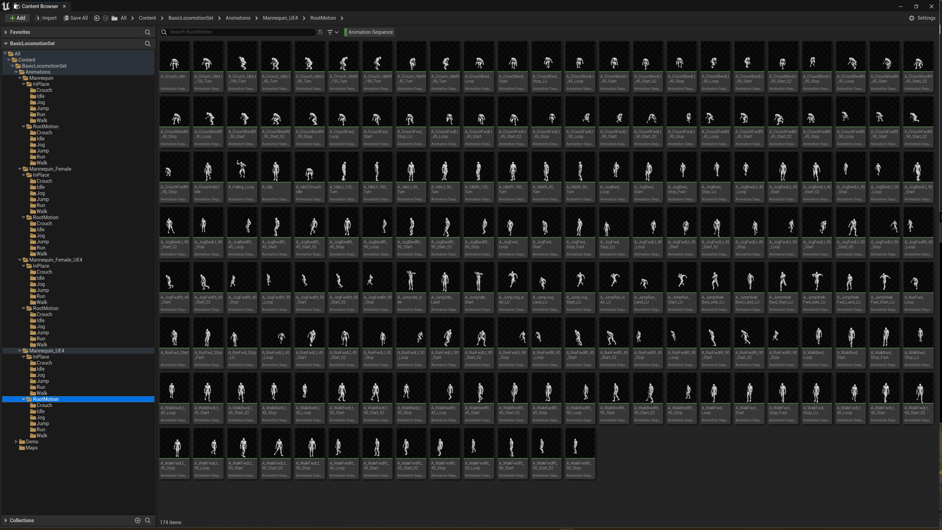 Basic Locomotion Set