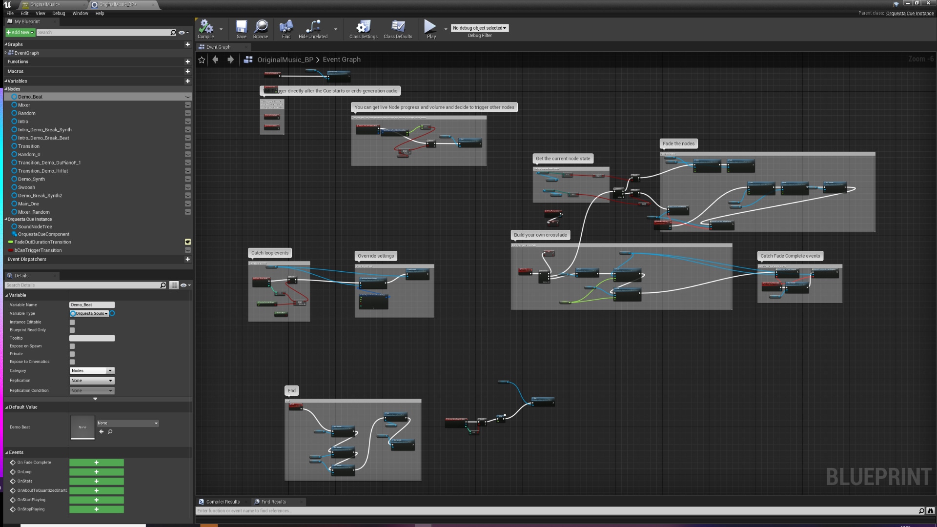 Orquesta Cue in Code Plugins - UE Marketplace