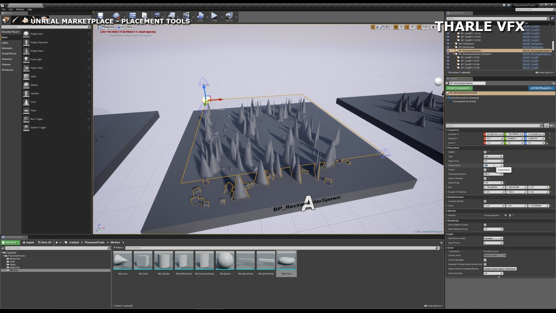 Placement Tools (Scatter, Spline, etc.) in Blueprints - UE Marketplace