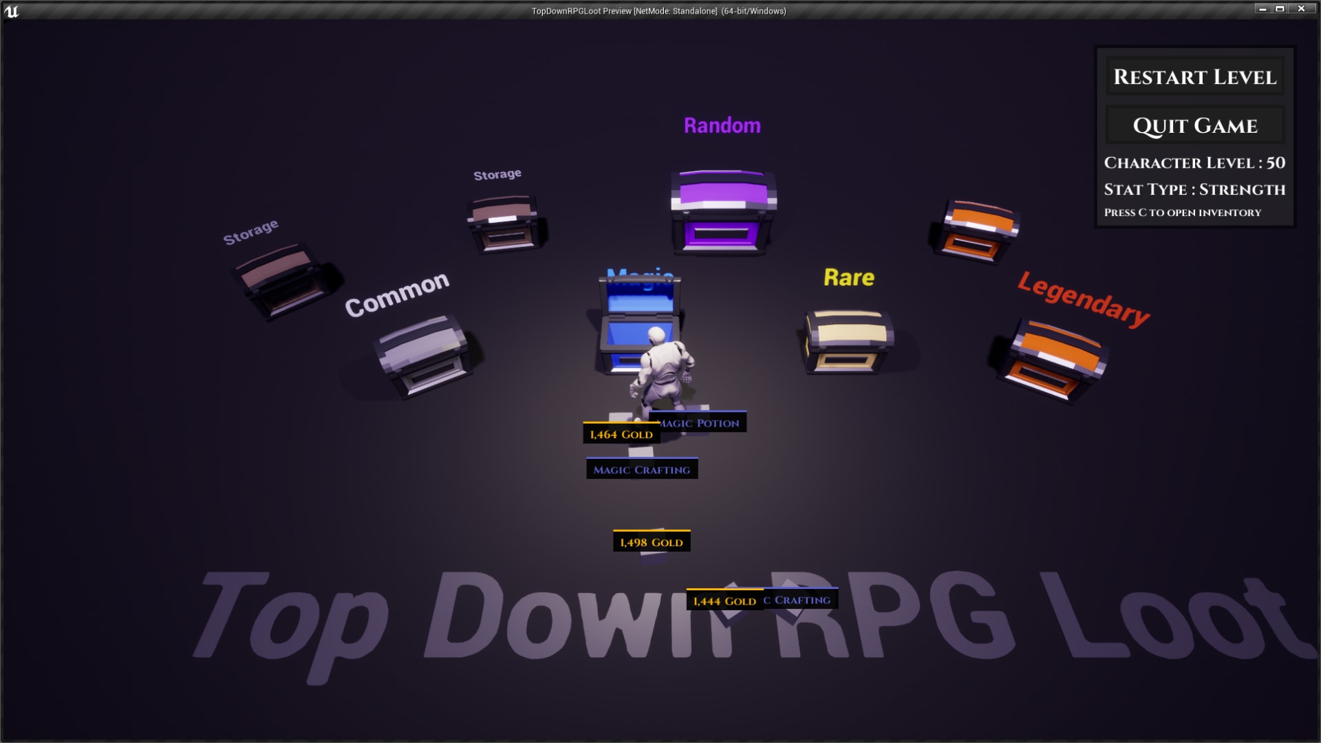 Top Down RPG Loot 2.0 in Blueprints - UE Marketplace