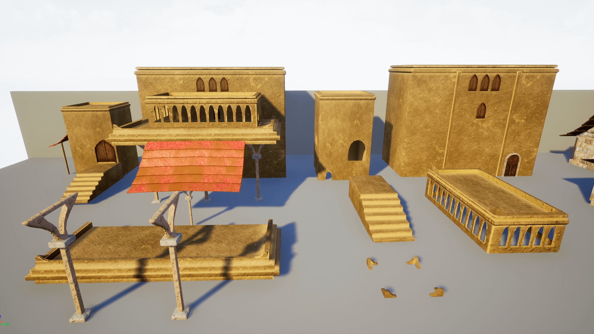 Stylized Desert Camp/Town - Modular. in Environments - UE Marketplace