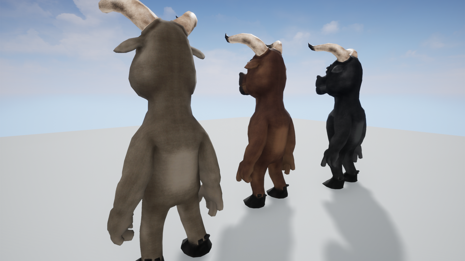 Toon Humanoid Bull in Characters - UE Marketplace