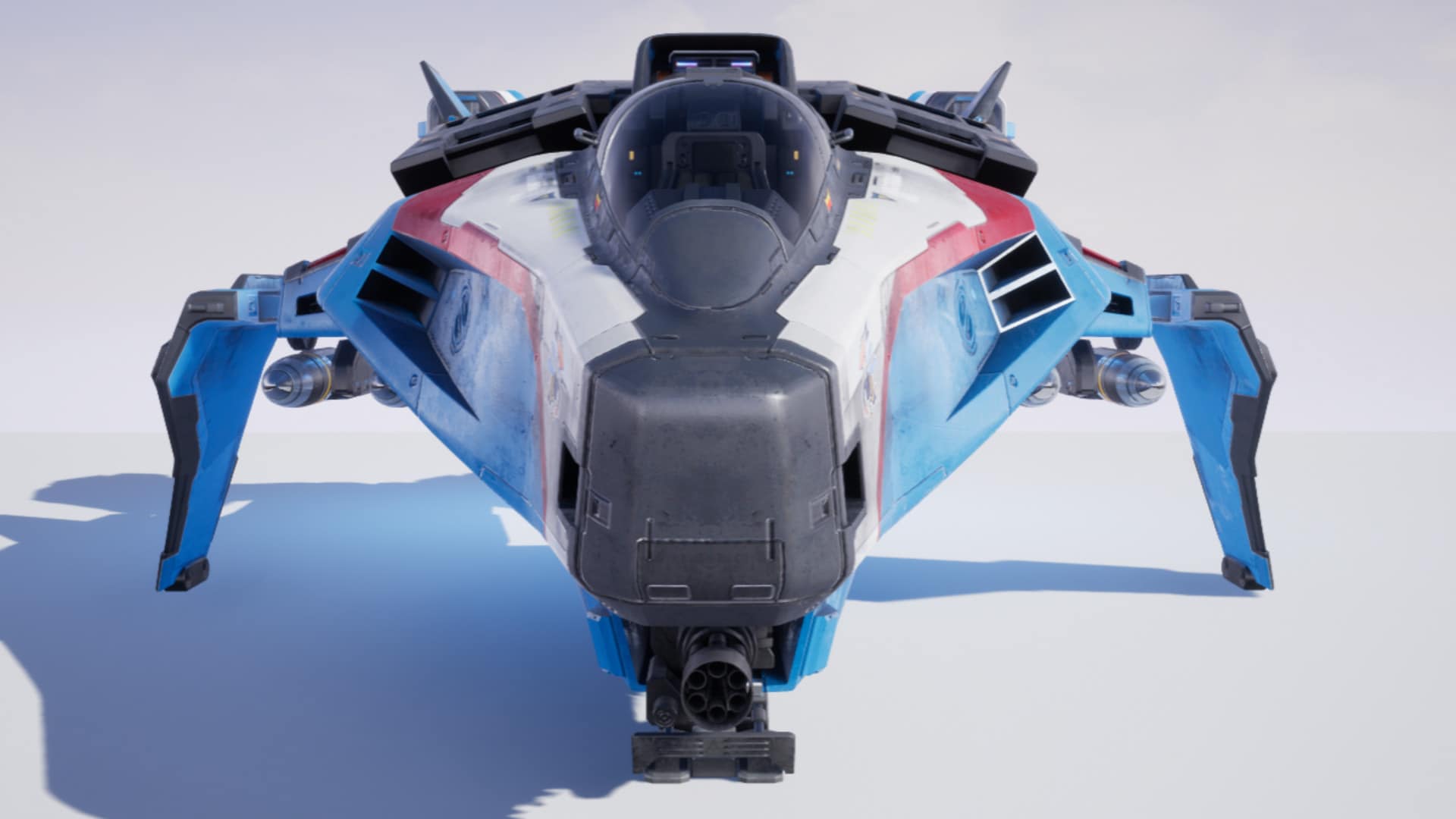 Spaceship - Modular Pirate Fighter in Props - UE Marketplace