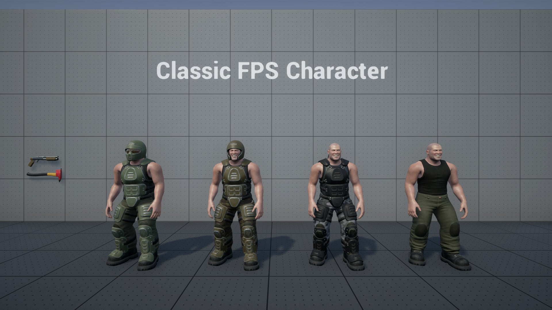 Classic FPS Character in Characters - UE Marketplace