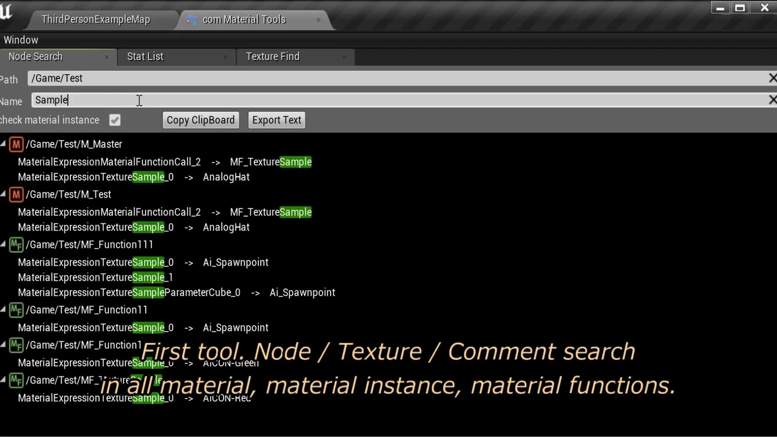 ComMaterialTools in Code Plugins - UE Marketplace