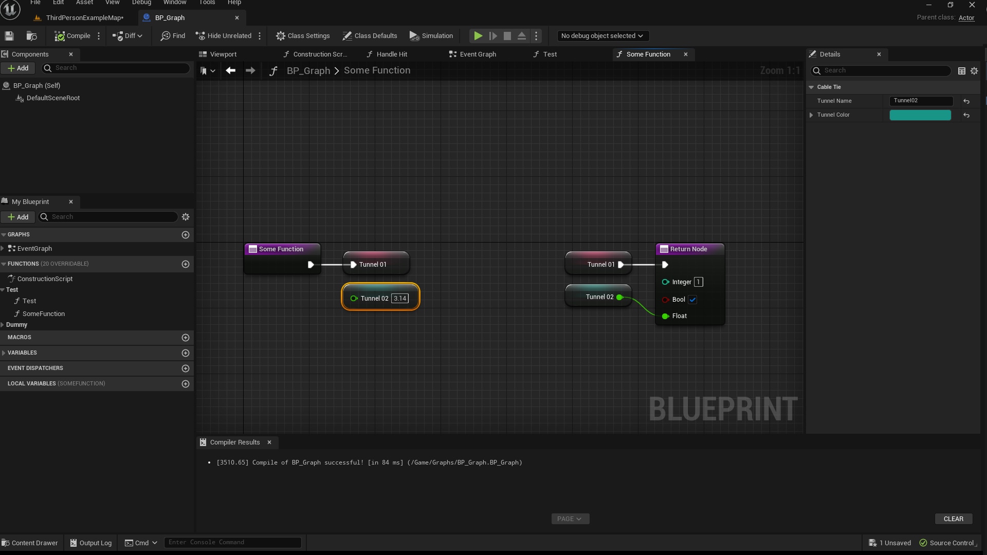 Cable Tie in Code Plugins - UE Marketplace