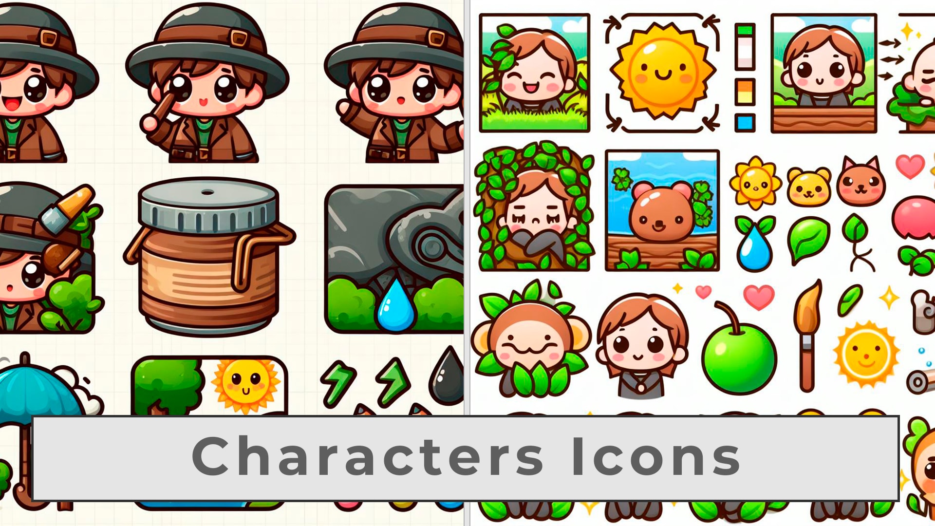 +400 2D Cute Assets in 2D Assets - UE Marketplace