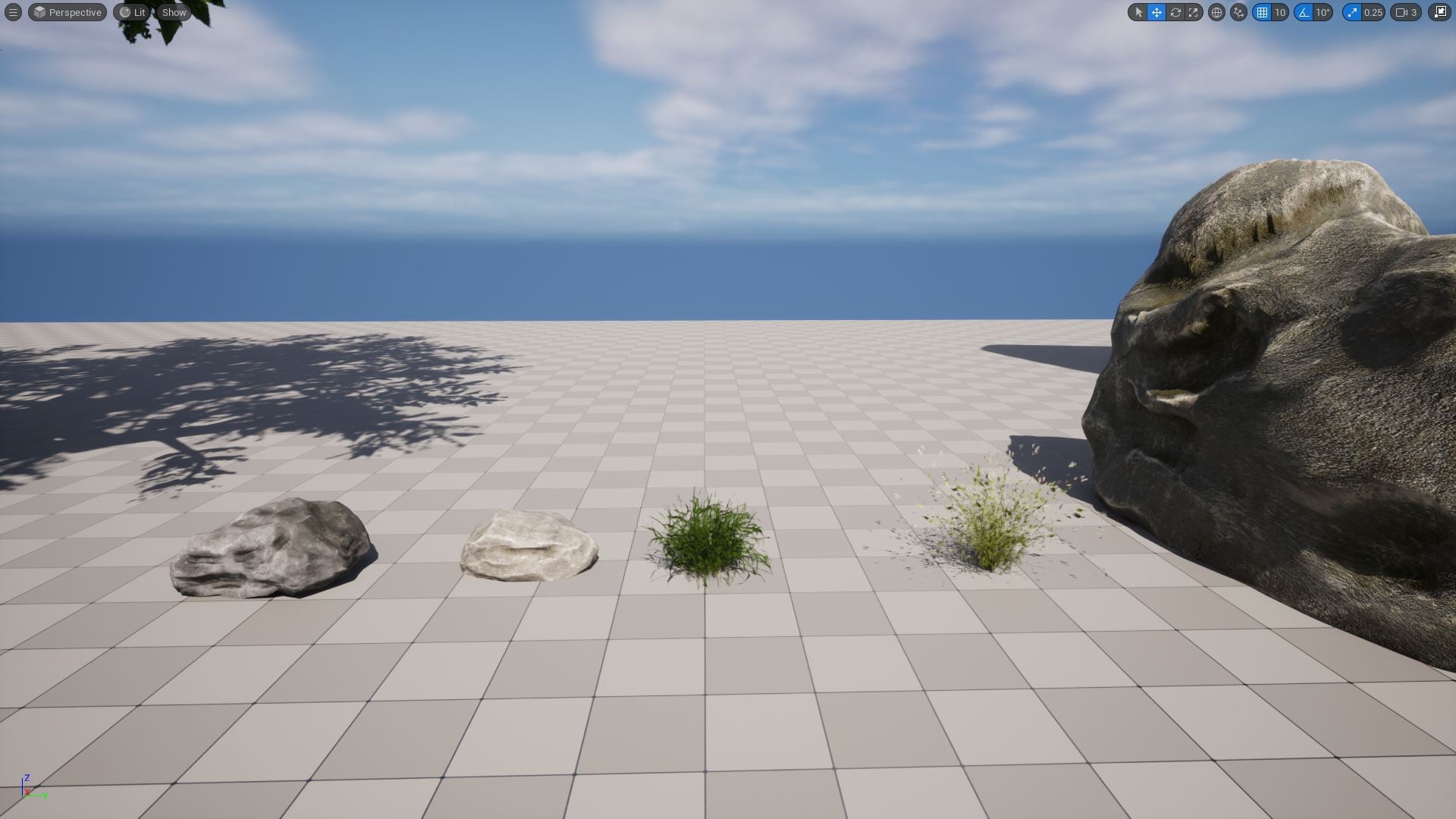 在道具创建的Landscape Highland ( Trees ,Rocks, Heightmap) - 虚幻引擎商城