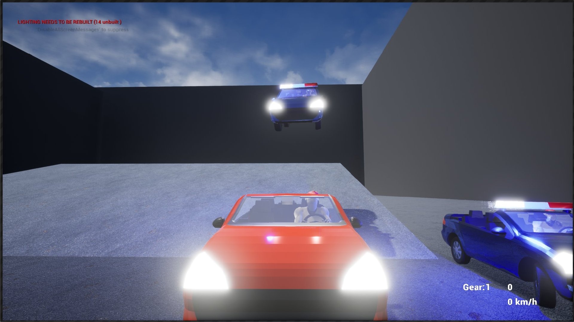 Car driver simulation in Blueprints - UE Marketplace