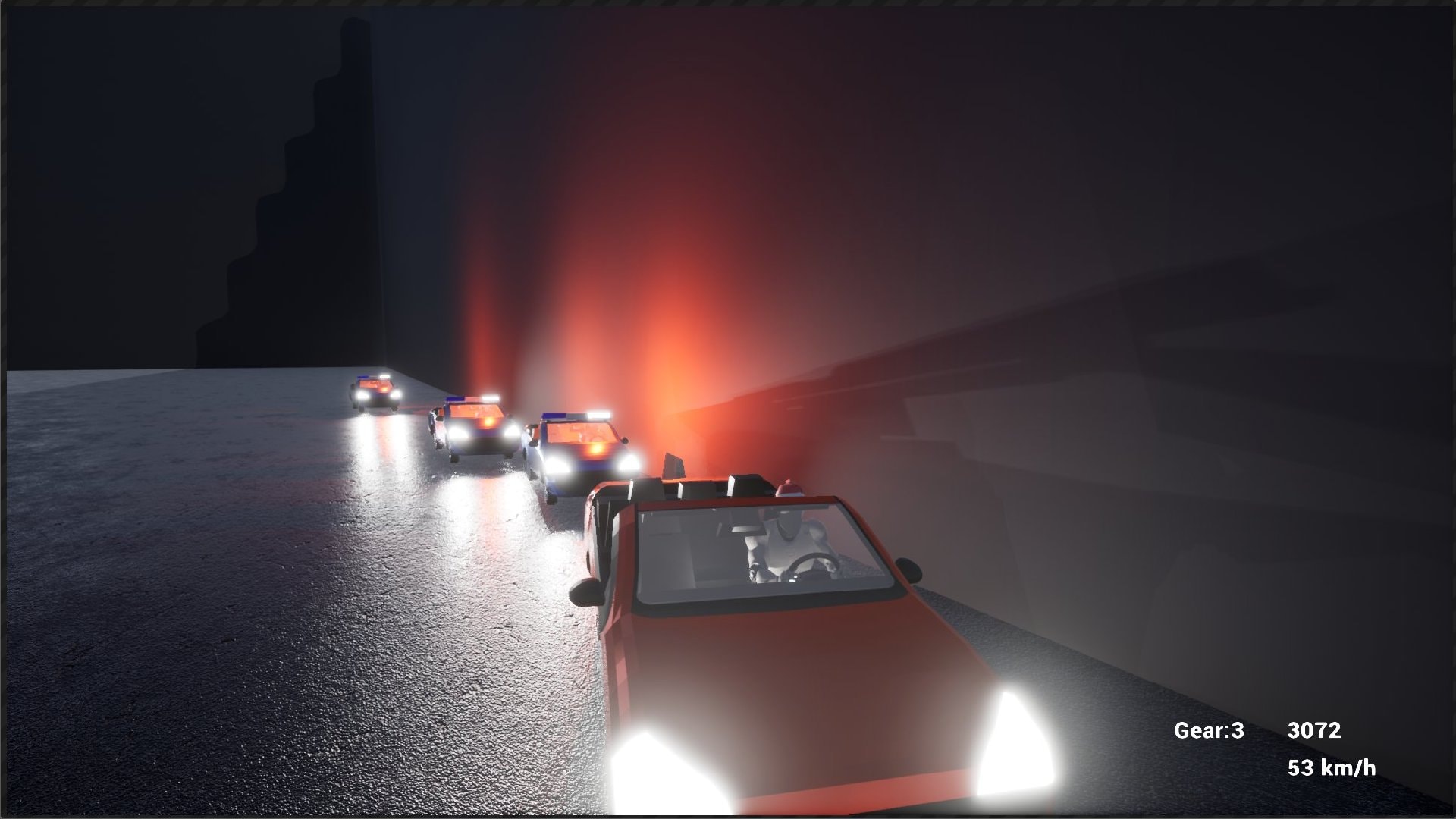 Car driver simulation in Blueprints - UE Marketplace