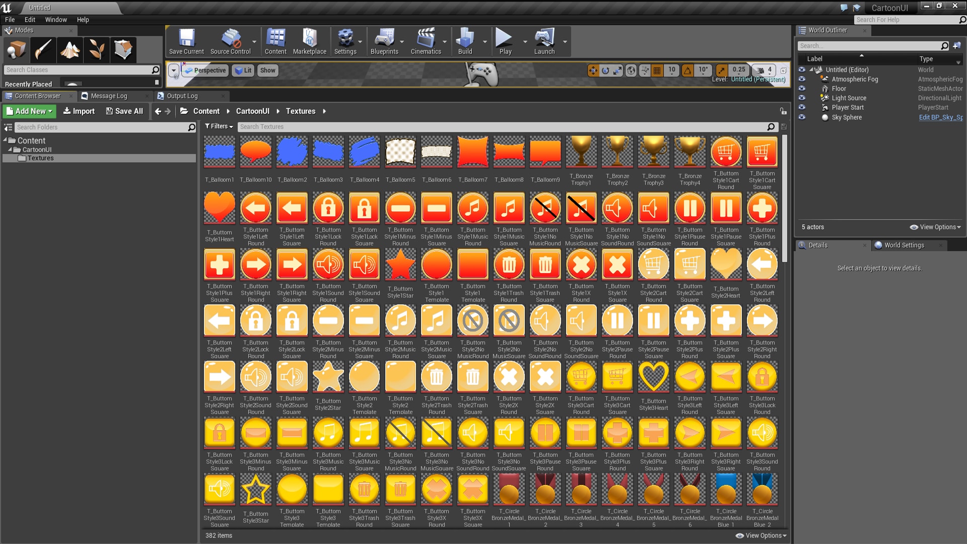 Cartoon UI – ASSET CLOUD Cartoon UI – ASSET CLOUD