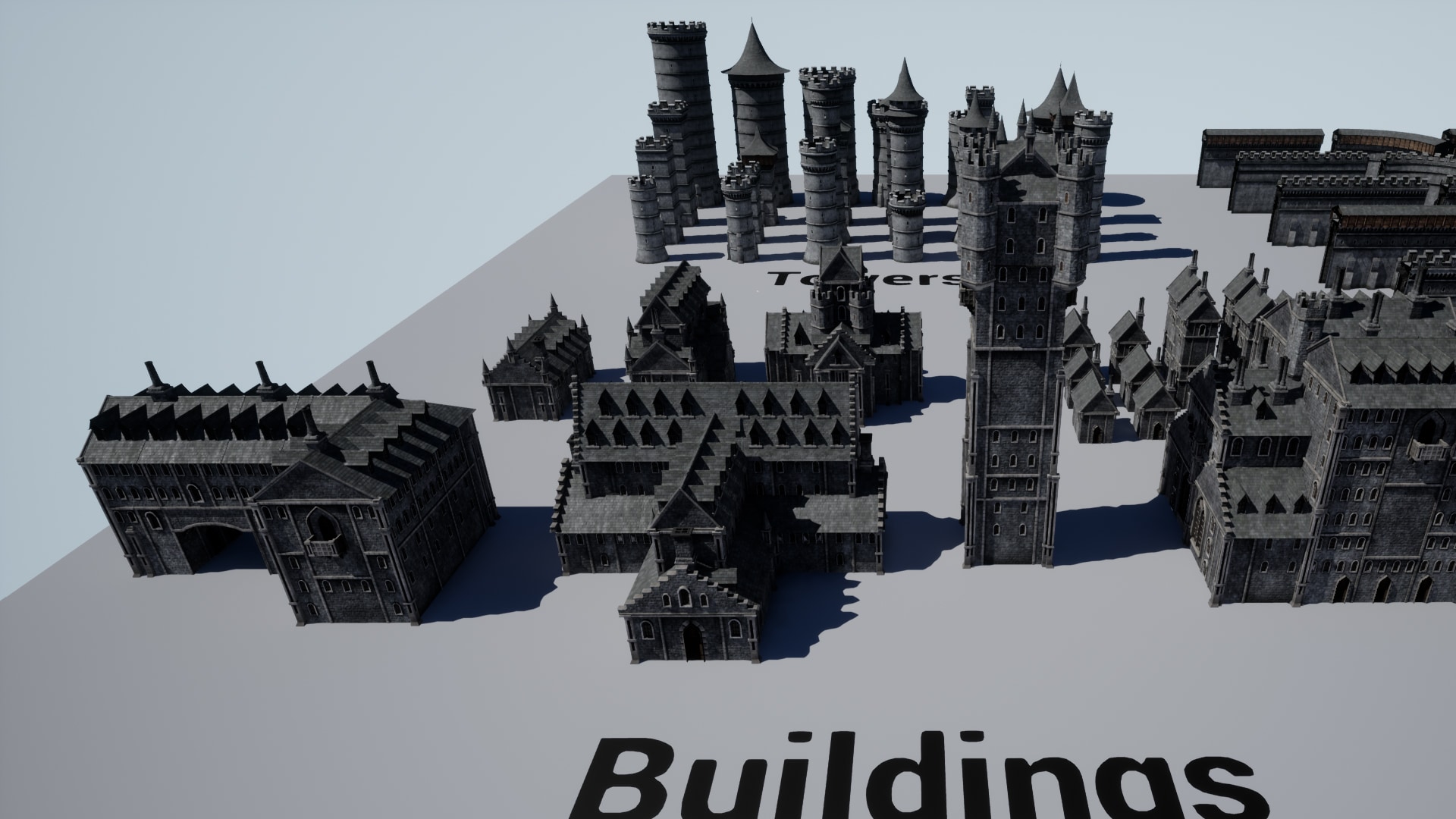 Modular Castle in Environments - UE Marketplace
