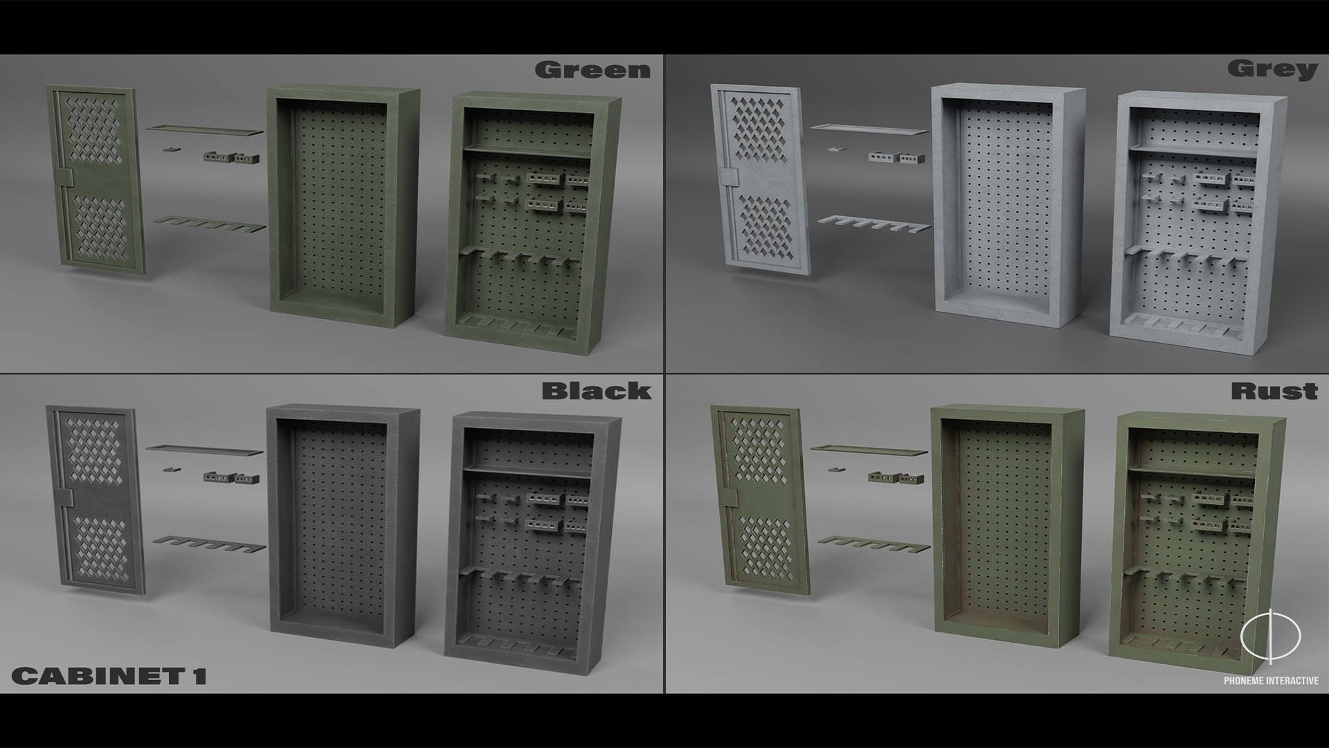Weapon Cabinet Pack in Props - UE Marketplace