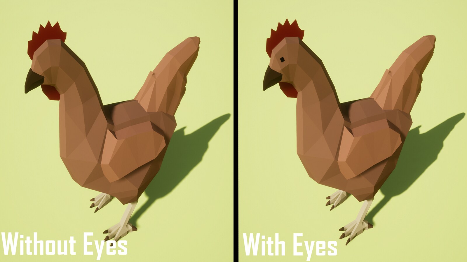 Low Poly Chickens：キャラクター - UE マーケットプレイス
