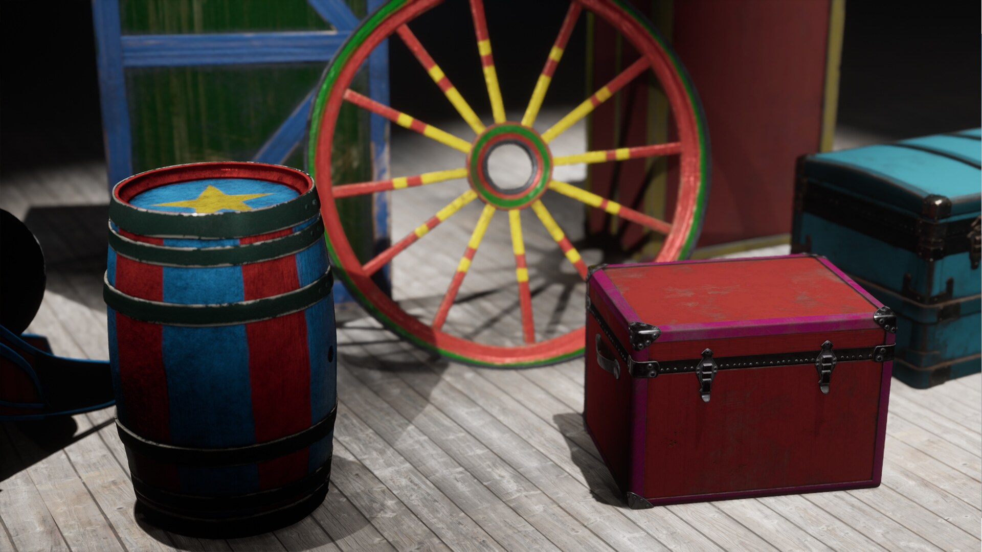 Circus Props Collection：プロップ・小物 - UE マーケットプレイス