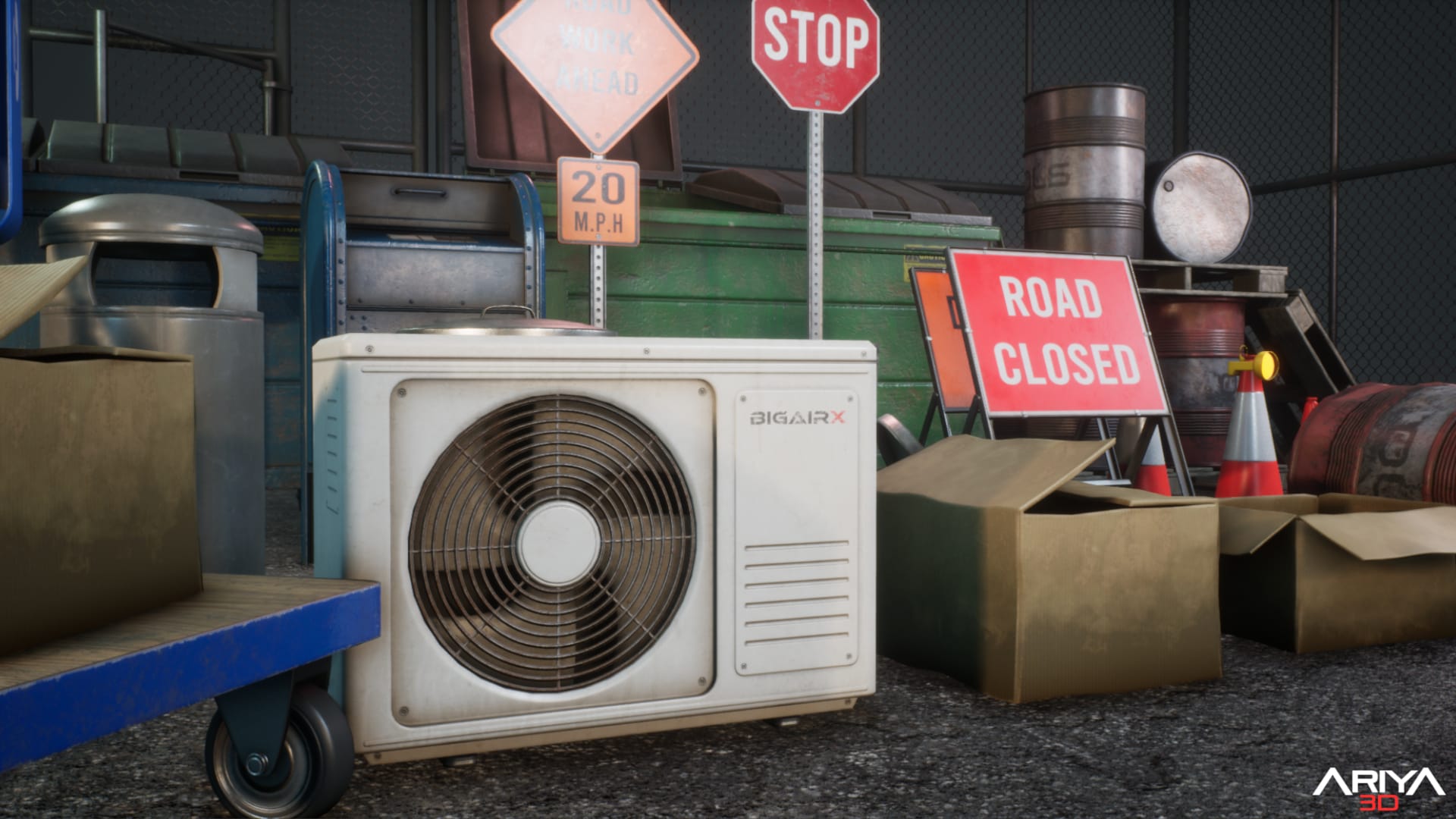 City Street Props in Props - UE Marketplace