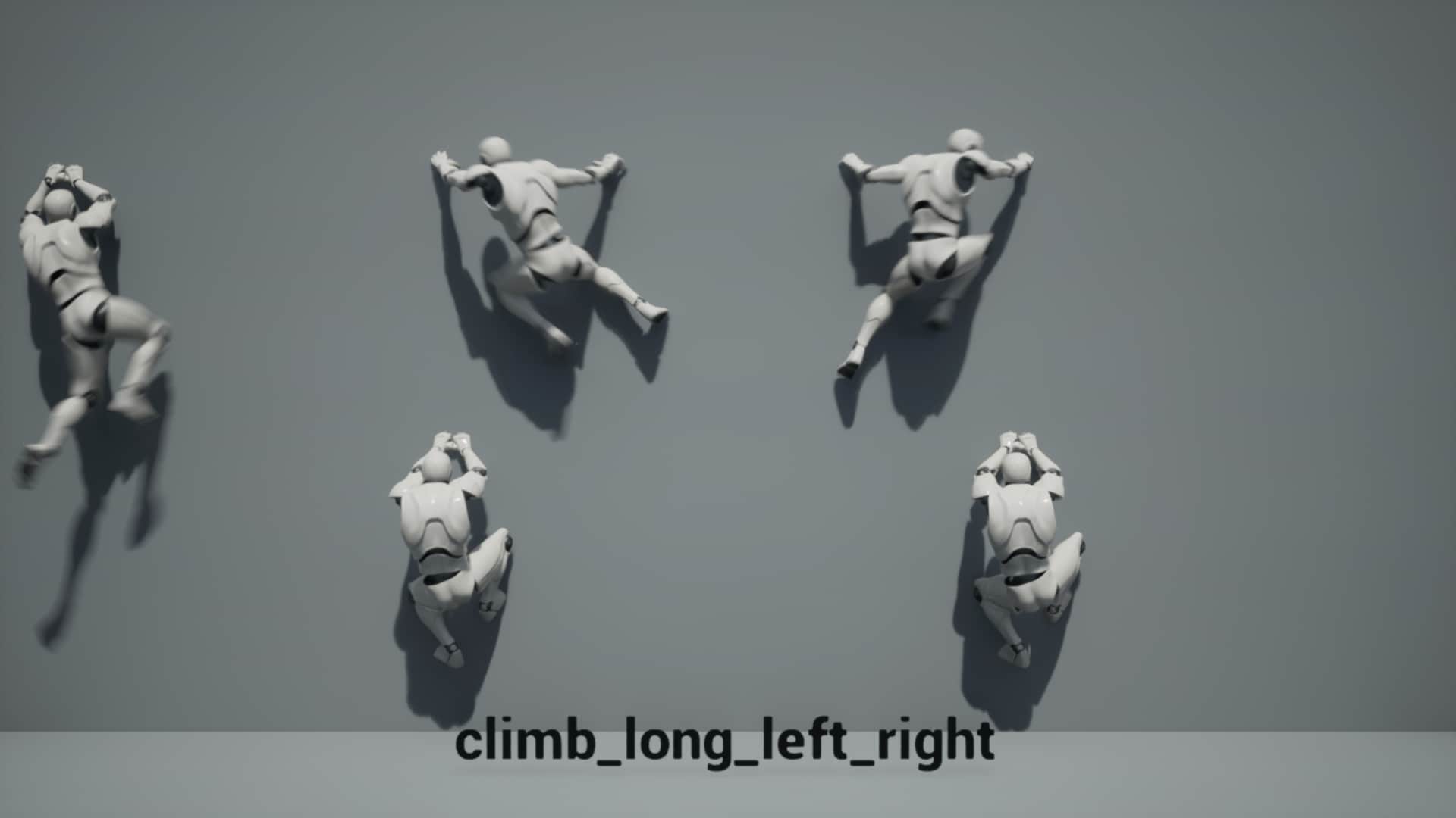 Action Adventure Ledge Climbing Animation Pack in Animations - UE ...