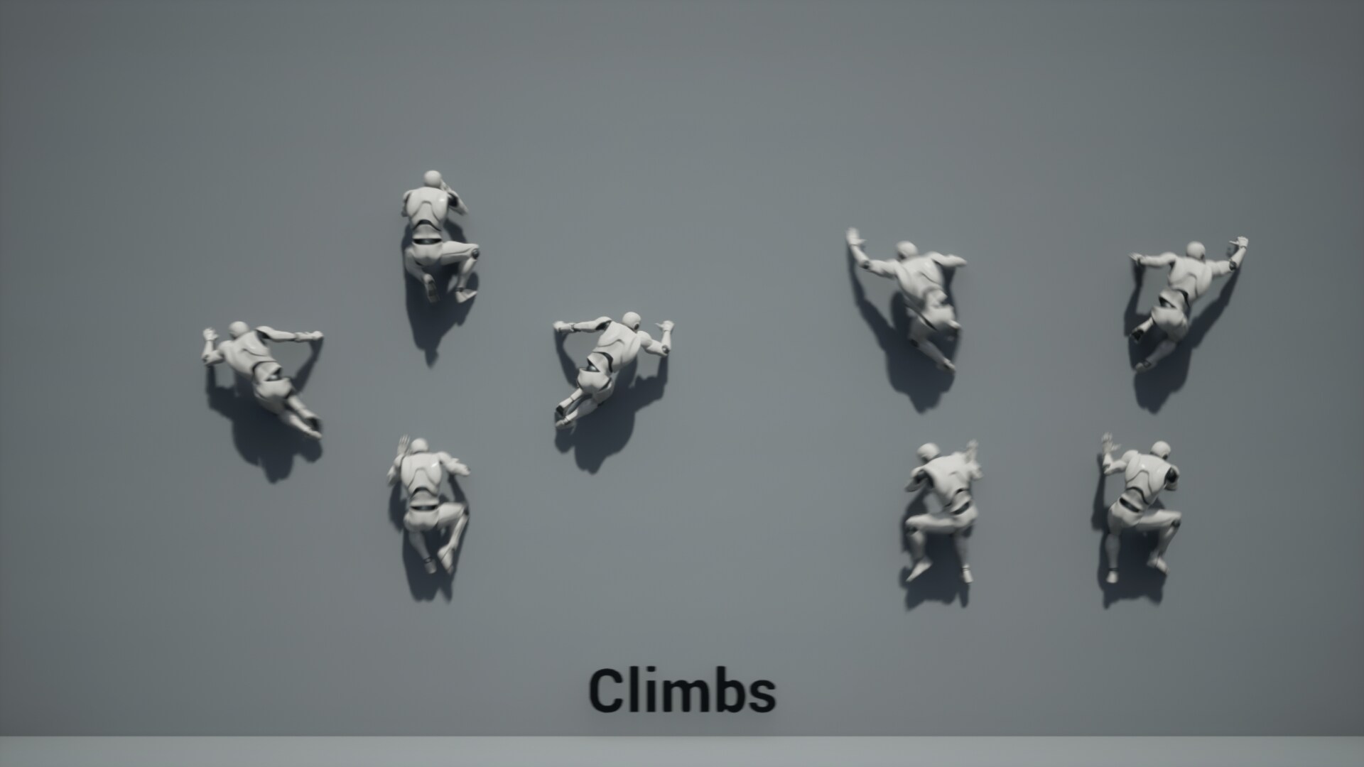Action Adventure Ledge Climbing Animation Pack in Animations - UE ...