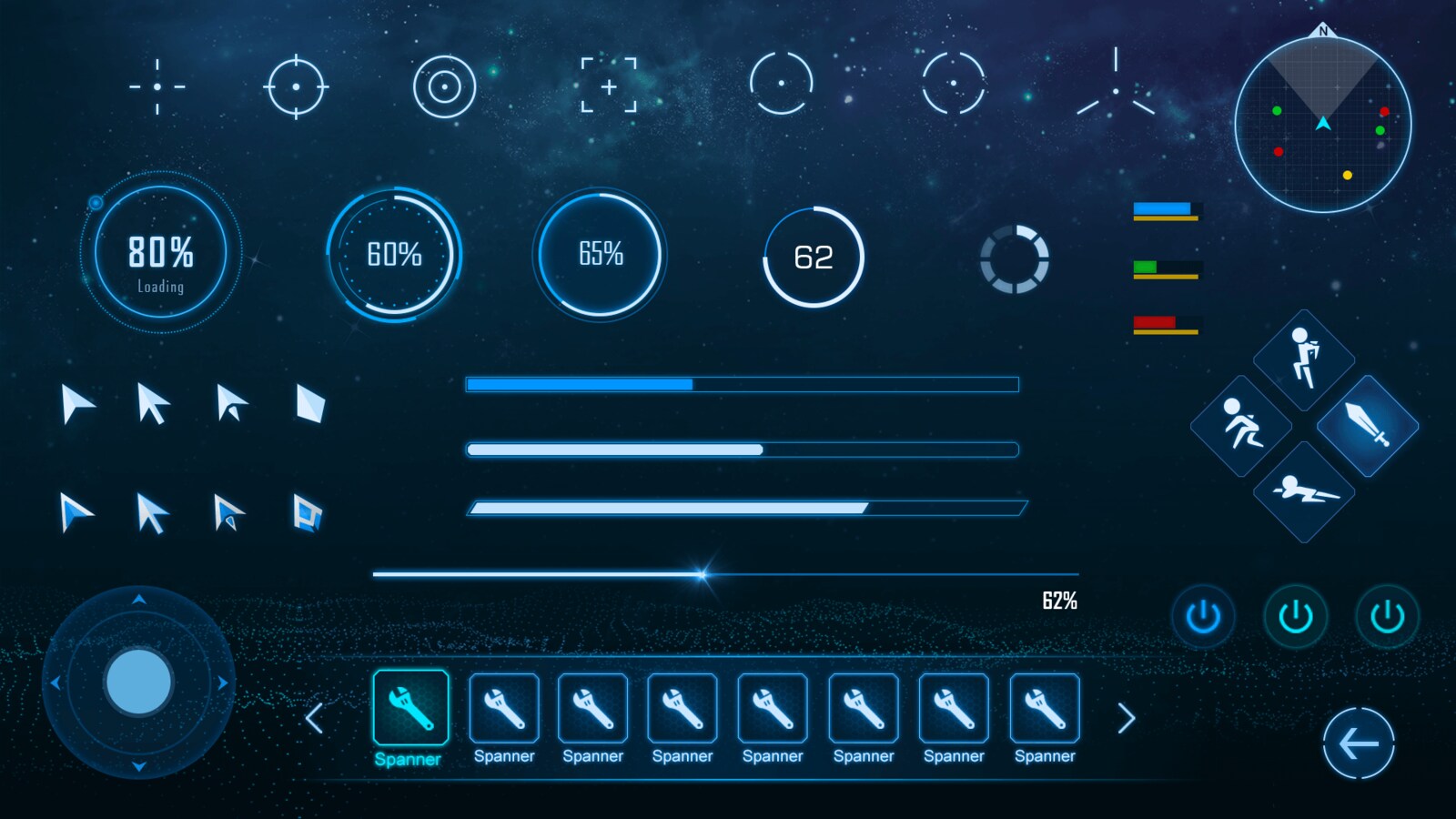 SCI-FI UI Pack_Components v1 in 2D Assets - UE Marketplace