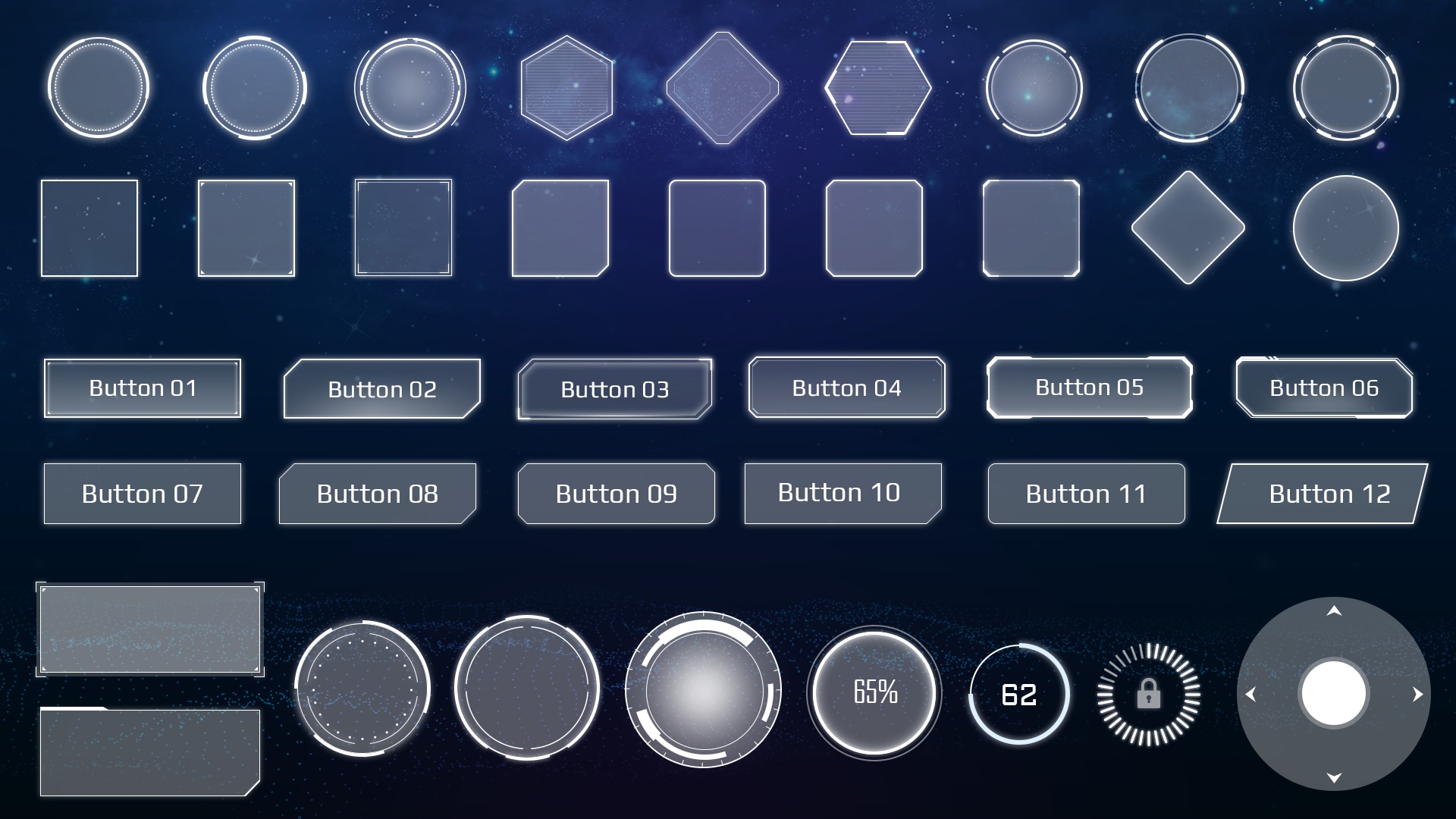 SCI-FI UI Pack_Components v1 in 2D Assets - UE Marketplace