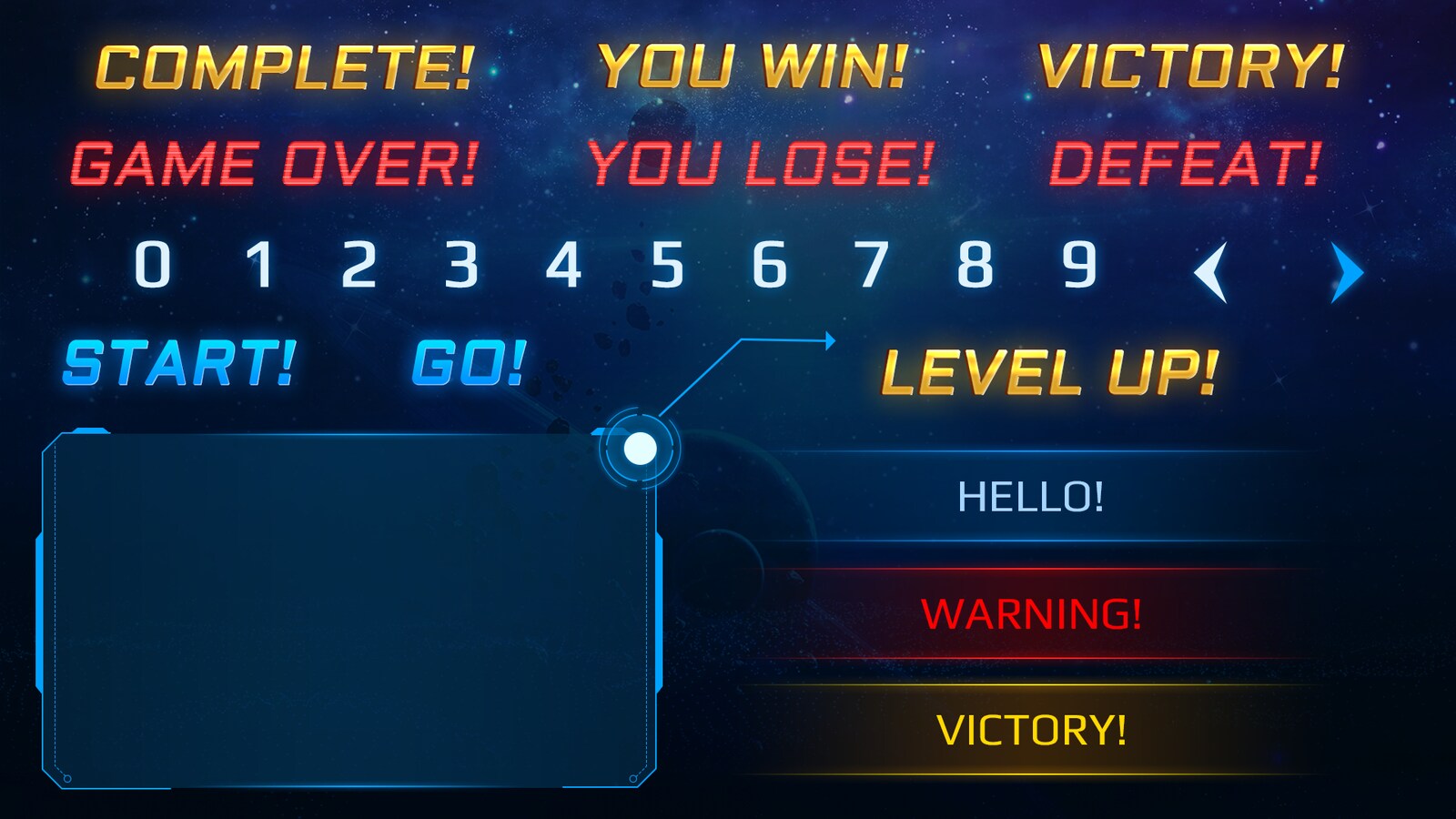 SCI-FI UI Pack_V1 Pro in 2D Assets - UE Marketplace